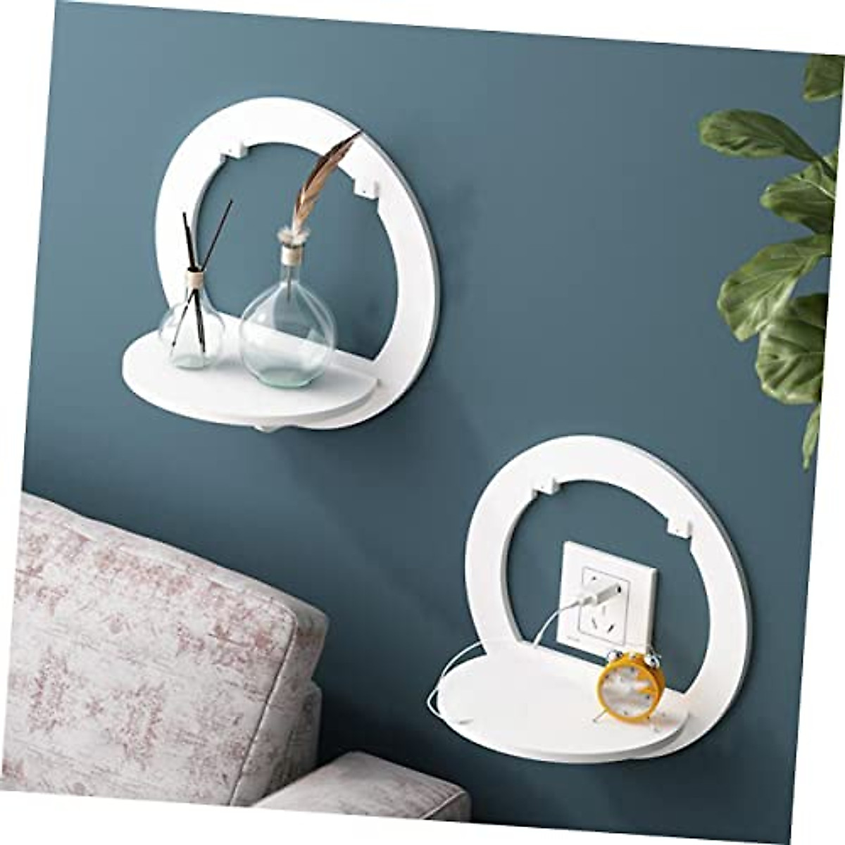 Garneck 3pcs File Cabinets for Home Office Laundry Room Shelves Kitchen Shelf Flower Pot Shelf Display Plant Pot Shelf Kitchen Wall Shelf Tv Table Wood-Based Panel White Cosmetic Tv Wall