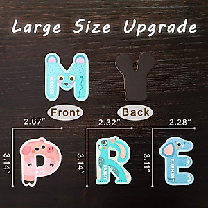 Magnetic Letters for Classroom Whiteboard, Alphabet Magnets ABC for Toddlers Fridge 3+ Year Old, Large Jumbo Refrigerator, Spelling Preschool Learning Toys for Boys Girls, Educational Games for Kids