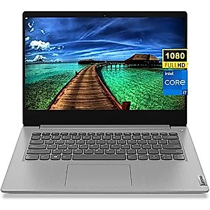 Lenovo IdeaPad 3 14" FHD Laptop, 11th Gen Intel 4-Core i7-1165G7 Processor, Intel Iris Xe Graphics, 8GB RAM 1TB SSD, Fingerprint Reader, Webcam, WiFi, Bluetooth, Windows 11 Home, Gray