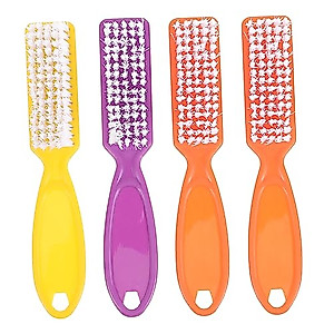 FRCOLOR 4pcs portable brush nails brush Essential nail tool nail cleaner brush nail cleaning kit pinceles para uñas acrilicas Hand Nail Clean long handle nail brush major