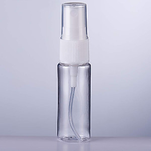 BENECREAT 30 Pack 20ml Fine Mist Spray Bottles Travel Size Bottles Travel Essentials Cosmetic Sample Bottles with 10pcs Plastic Pipettes for Perfume, Essential Oils, Toner