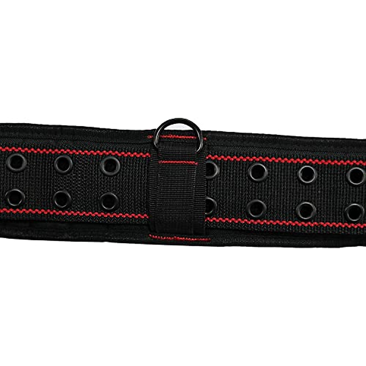 MELOTOUGH Padded Tool Belt with D ring for men construction Strong Durable Double Metal Roller Buckle,adjustable waist 28'-49 'thick confortable foam padding (XL)