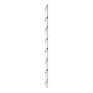 Restaurantware 7.8 Inch Paper Straws For Drinking, 100 Sturdy Eco-Friendly Paper Straws - Biodegradable, Shooting Stars, Silver Paper Biodegradable Paper Straws, Vibrant Colors, For Cold Drinks