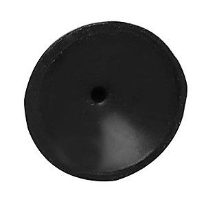 uxcell Rubber Household Wall Round Shaped Attachable Suction Cup 20mm Dia 6 PCS Black