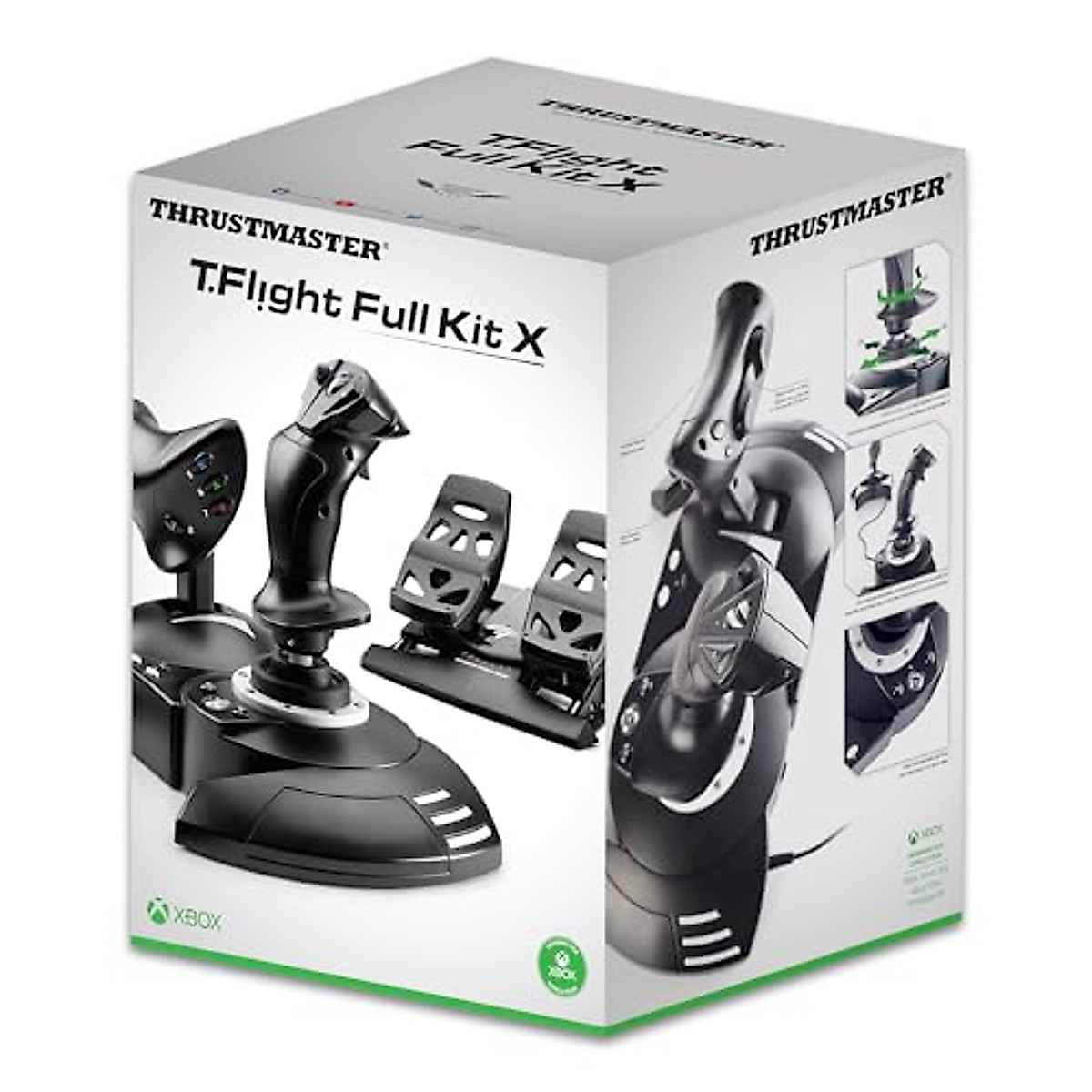ThrustMaster T.Flight Full Kit X - Joystick, Throttle and Rudder Pedals for Xbox Series X|S/Xbox One/PC