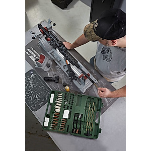 Guide Gear Gun Cleaning Kit Supplies Universal - 62 Pieces - Rifle, Pistol, Handgun, Shotgun, and Muzzleloaders