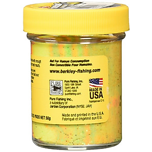 Berkley PowerBait® Natural Glitter Trout Bait, Rainbow, Jar