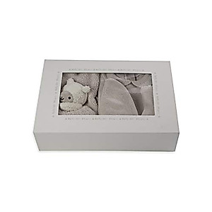 Barefoot Dreams CozyChic Ultra Lite Eyelet Baby Bundle-4 Pcs, Sand Dune, 3-6m