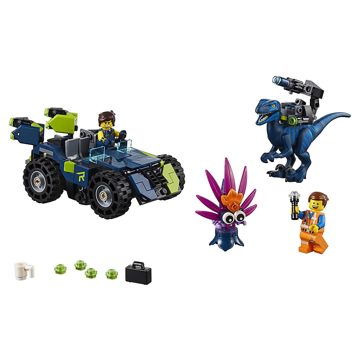 LEGO The Movie 2 Rex’s Rex-treme Offroader! 70826 Dinosaur Car Toy Set for Boys and Girls, Action Building Kit (230 Pieces)