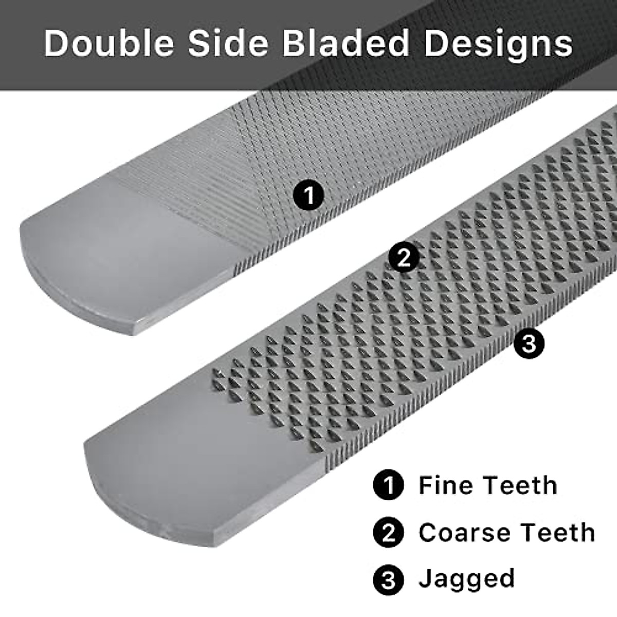 Elesunory Horseshoe File 14 Inches, Horse Rasp and File with Handle for Horse Hoofs, Hoof Trimming Tool for Repairing Horse Goat Pig Hooves