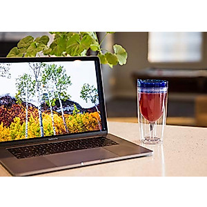 STRATA CUPS Insulated Wine Tumbler With Lid (SET OF 10) +BONUS Name Decals | Outdoor Acrylic Plastic Wine Glasses | 10oz Cup Tumblers in 10 Colors - Adult Sippy | Unbreakable Stemless Wine Glass