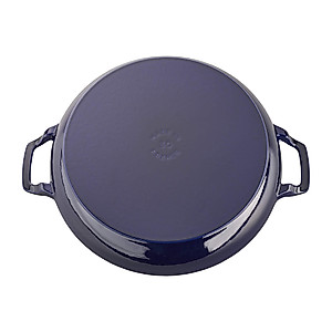 Staub Cast Iron 3.5-qt Braiser - Dark Blue, Made in France