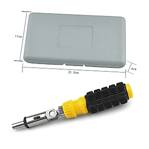 OSALADI 41pcs Mini Wrench Multi Screwdriver Mini Ratchet Screwdriver Mini Screwdriver Mini Socket Wrench Screwdriver Rod Sleeve Set Multifunction Plate Blush Set Screwdriver