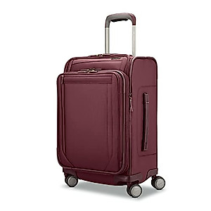 Samsonite Lineate DLX Softside Expandable Luggage with Spinner Wheels, Merlot