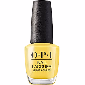 OPI Nail Lacquer, Don’t Tell a Sol, Yellow Nail Polish, Mexico City Collection, 0.5 fl oz