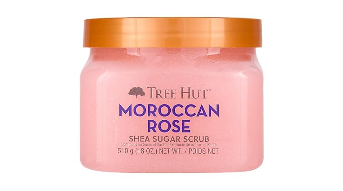 Tree Hut Moroccan Rose Shea Sugar Scrub - Hydrating Exfoliant