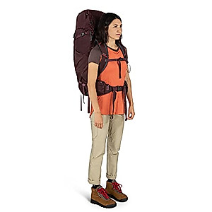 Osprey Kyte 58L Women's Backpacking Backpack with Hipbelt, Elderberry Purple, WM/L