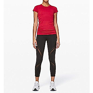 Lululemon Swiftly Tech Short Sleeve Crew (Dark Red, 6)
