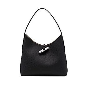 Longchamp "Roseau Essential Leather Hobo Shoulder Handbag