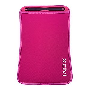 Neoprene Sleeve Case for Boogie Board Jot 8.5 LCD eWriter Board and Basics Reusable Writing Pad (Pink)