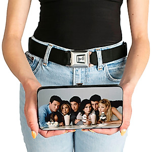 Buckle-Down Women's Hinge Wallet-Friends, 7" x 4"