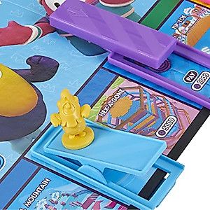 Monopoly Fall Guys Ultimate Knockout Edition Board Game for Players Ages 8 and Up, Dodge Interactive Obstacles, Includes Knockout Die
