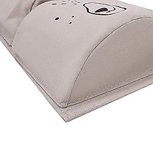 Wall Hanging Storage Bags 3 Pockets Cotton Canvas Fabric Wall Storage Organizer Multifunctional Door Closet Hanging Storage Organizer Waterproof Wall-Mounted Storage Pouch for Bedroom Home Office