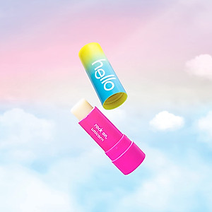 Hello Moisturizing Vegan Lip Balm, Wild Strawberry, Beeswax Free, Petrolatum Free, and Parabens Free, 0.15 Ounce (Pack of 1)