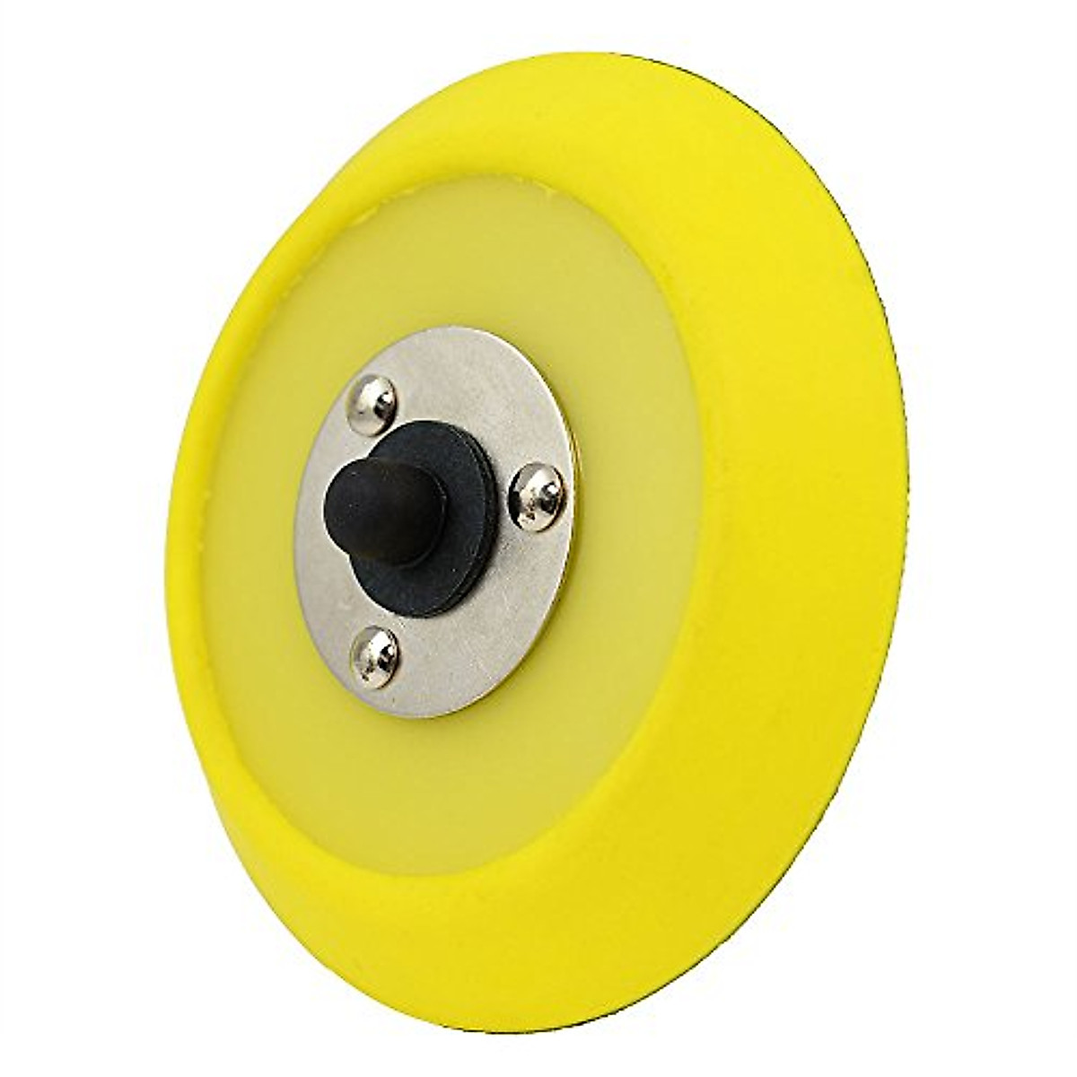 Chemical Guys BUFLC_BP_DA_5 Dual-Action Hook and Loop Molded Urethane Flexible Backing Plate (5 Inch), Yellow