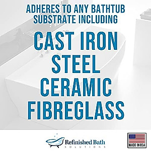 Ekopel Pour On Bathtub Refinishing Kit - No VOC - Made in The USA - Most Durable Tub Reglazing - Longest Lasting Tub And Countertop Paint- Gloss White