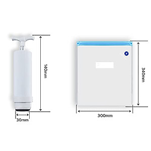 YYQTGG Vacuum Storage Bags,20Pcs Cleaning Drying Sealed Bags with Pump,3D Printer Filament Storage Bags, Keep Dry Wide Compatible Filament Prevent Oxidation Portable