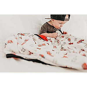 Large Premium Knit Baby 3 Layer Stretchy Quilt Blanket Chief by Copper Pearl