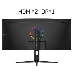 HKC 34 inch 4K（3440x1440P) Ultrawide 144Hz WQHD 21:9 Curved Gaming Monitor AMD FreeSync PIP Display 3 year warranty