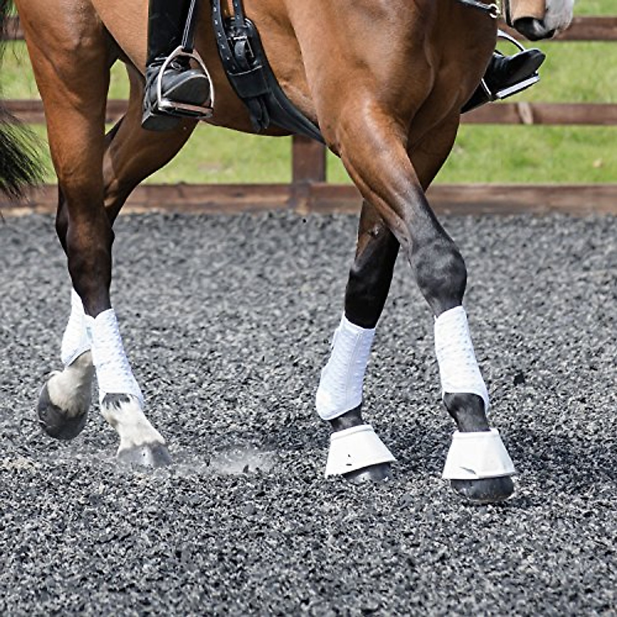 Equilibrium Stretch & Flex Flatwork Exercise Wrap Small White