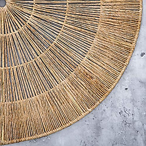 Artera Home Wicker Wall Decor- Set of 3 Oversized Woven Seagrass Wall Plaques, Unique Wall Art for a Bedroom, Living Room, or Office Space