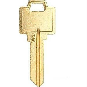 Weiser WR5 Brass keyblank by Jet (50 Pack)