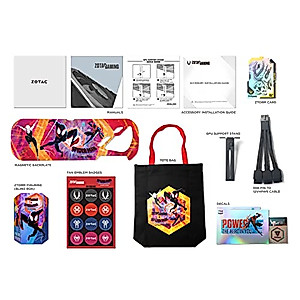 ZOTAC GAMING GeForce RTX 4070 Ti AMP AIRO Spider-Man: Across The Spider-Verse Inspired Graphics Card Bundle - ZT-D40710F-10SMP