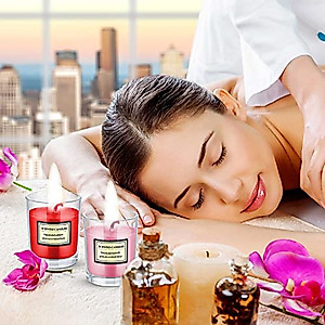 30 Pieces Scented Candles Gift Set with 10 Fragrances Aromatherapy Soy Wax Glass Jar Candle 1.8 oz Votive Candles for Home Wedding Holiday Anniversary Decoration