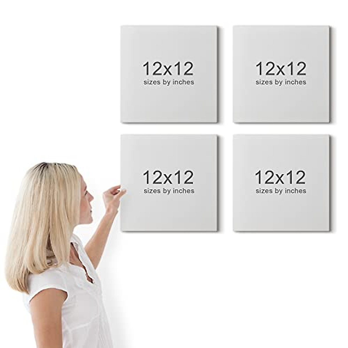 Coastal Seashell Picture Wall Art - Beach Themed Canvas Print Relaxing Seascape Artwork Contemporary Calming Seaside Starfish Conch Nature Photography Summer Blue Sea Ocean Scenery Painting for Bathroom Bedroom Office