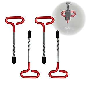 Ice Anchor Ground Nail, Universal Winter Fishing Tent Insert Screw Accessories for Fixing Ice Shelter or Fishing Rod, Breaking Hole, 4PCS