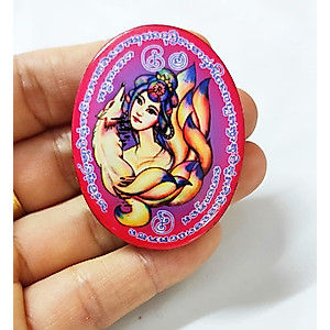 Miracle Amulet Magic Thai Inn koo Couple 9 Tails Fox Lady Spells Charm Talisman Occult Sorcery Love Lover Couple Money Forture Business Luck Blessing by Arjarn Ton