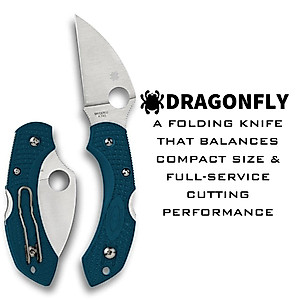 Spyderco Dragonfly 2 Lightweight Folding Pocket Knife - PlainEdge - C28FP2WK390