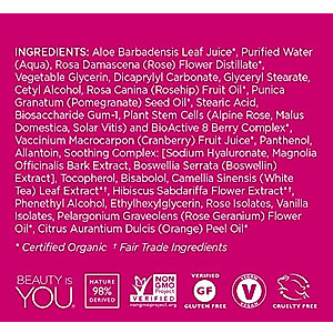 Andalou Naturals, Mask, 1000 Roses Rosewater, 1.7 Ounce