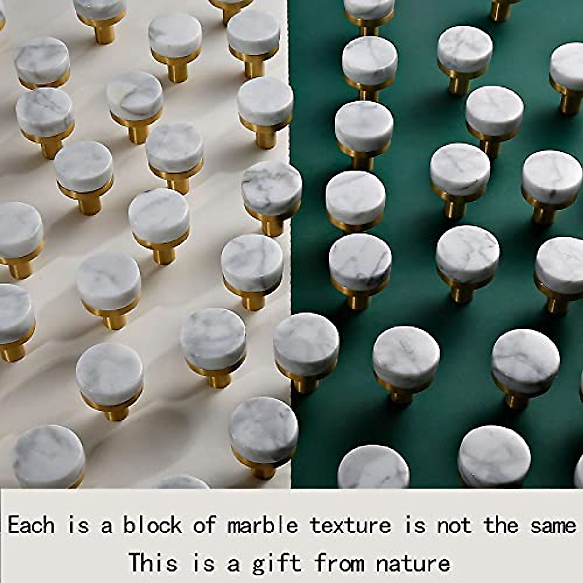 ZASCHIS brass brushed gold coat hook natural marble bathroom bathrobe hook towel hook entrance doorway golden hook（the marble is natural, every texture is different Please refer to the goods received）