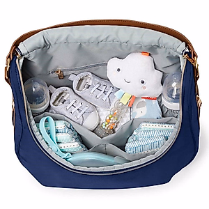 Skip Hop Diaper Bag Tote, Curve Well-Rounded, Navy