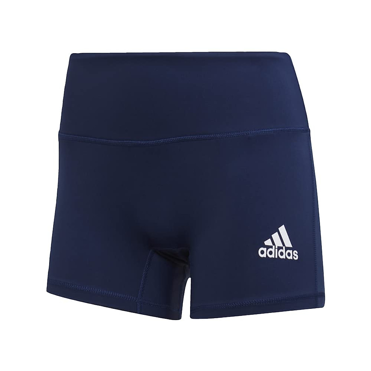 adidas Women's 4 Inch Shorts, Team Navy Blue/White, Medium