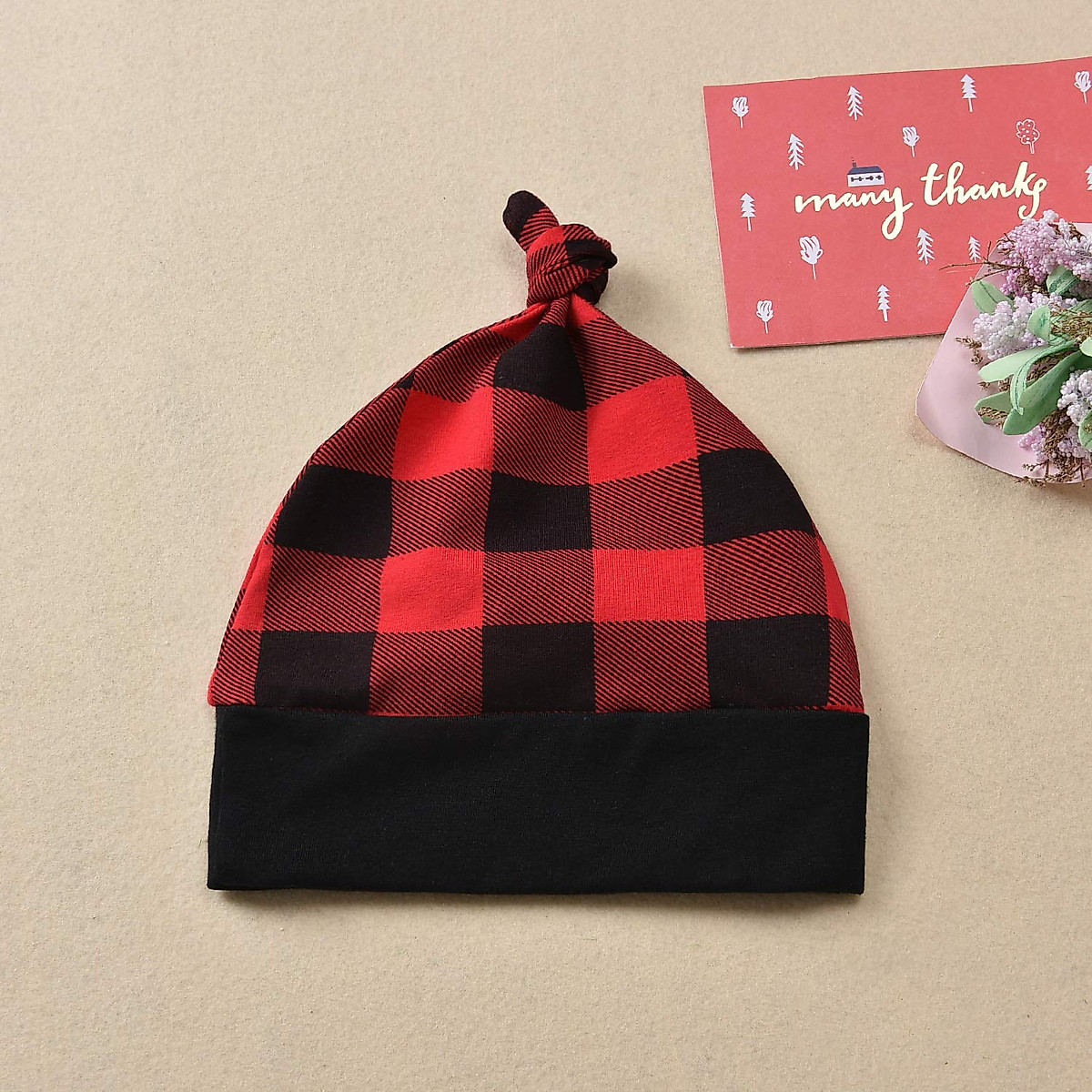 Baby Boy Half Birthday Outfit, Infant Buffalo Plaid Gentlemen Romper Bodysuit for 1/2 Birthday Party Cake Smash Clothes (Red, 6-9 Months)