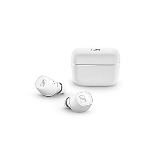 Sennheiser CX 400BT True Wireless Earbuds - Bluetooth In-Ear Headphones for Music and Calls - with Noise Cancellation and Customizable Touch Controls, White