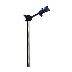 Alesis Turbo/Nitro Express 10 Inch Cymbal with 19 Inch Cymbal Arm/Clamp and Silverline Audio 10ft Connection Cable Bundle - Compatible with Surge, Command, Crimson, Strike