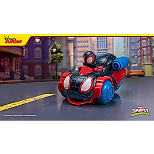 Marvel Spidey and His Amazing Friends Quick Shot Vehicle (Miles Morales: Spider-Man) - Quick Shot 2-in-1 Vehicle
